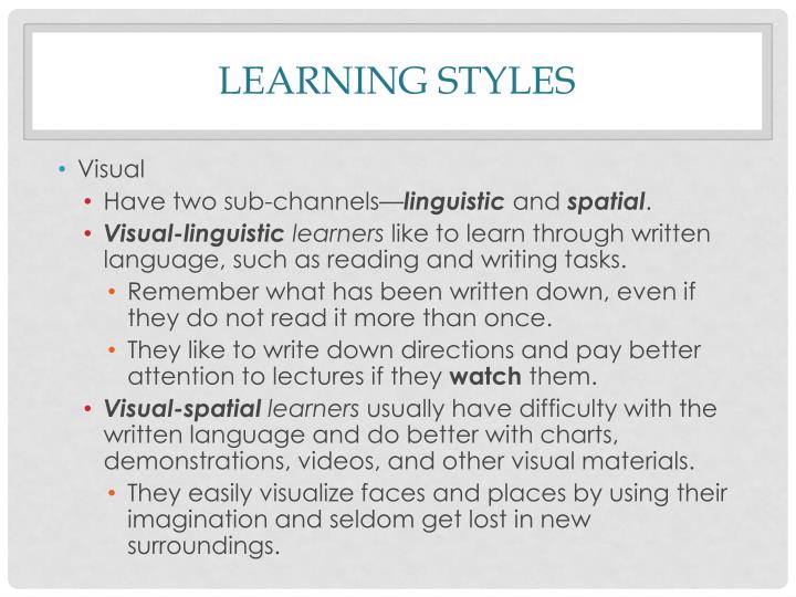 PPT - Differentiation by learning style PowerPoint Presentation - ID ...