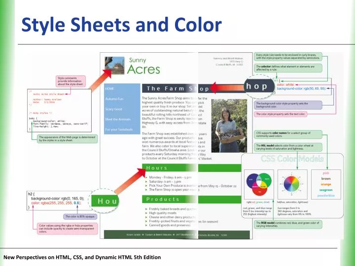 PPT - Style Sheets and Color PowerPoint Presentation, free download ...