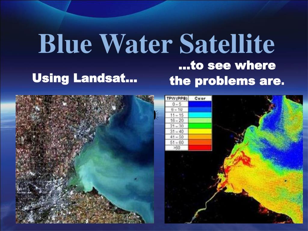 PPT - Blue Water Satellite Using Satellite Imaging to Monitor the World ...