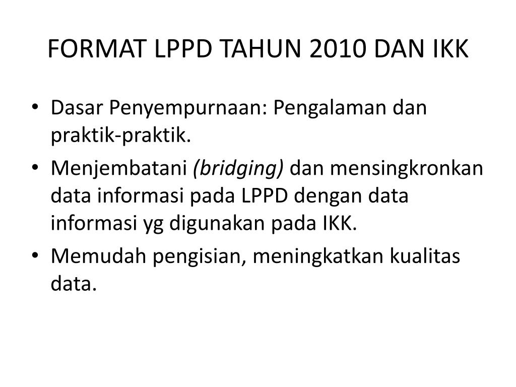 PPT - SOSIALISASI PENYUSUNAN LAPORAN PENYELENGGARAAN PEMERINTAHAN ...