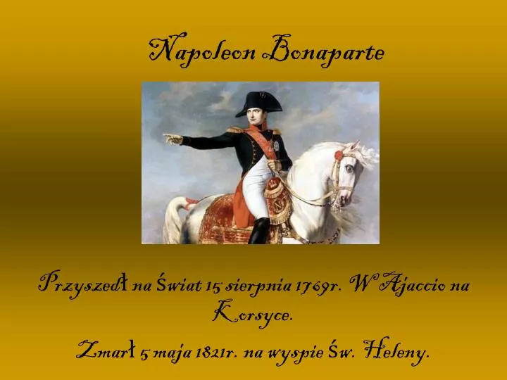 PPT - Napoleon Bonaparte PowerPoint Presentation, free download - ID ...