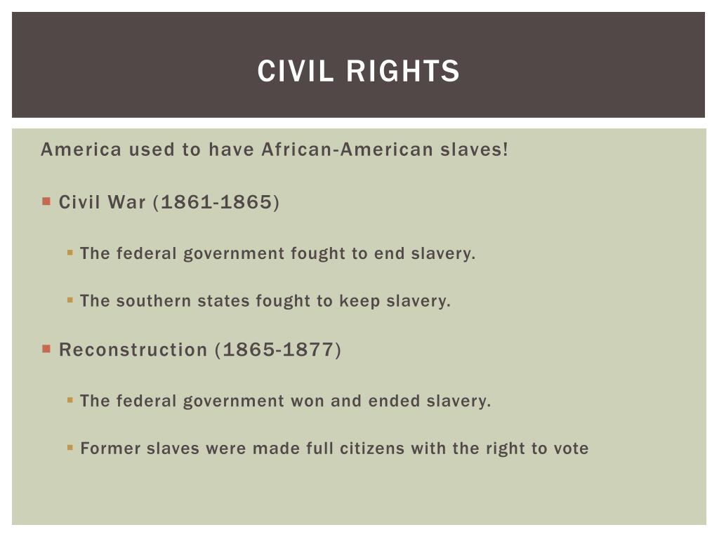 PPT - Civil liberties and civil rights PowerPoint Presentation, free ...