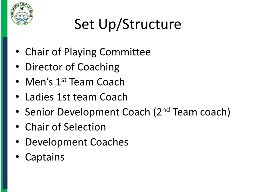 PPT - Chelmsford Hockey Club - Playing and Coaching Structure 2014/15 ...