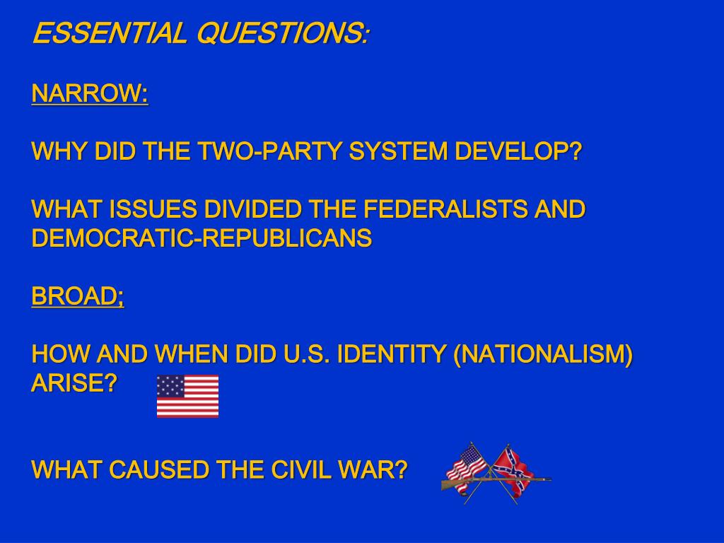 PPT - EARLY FEDERAL ERA POLITICS 1792 - 1800 PowerPoint Presentation ...