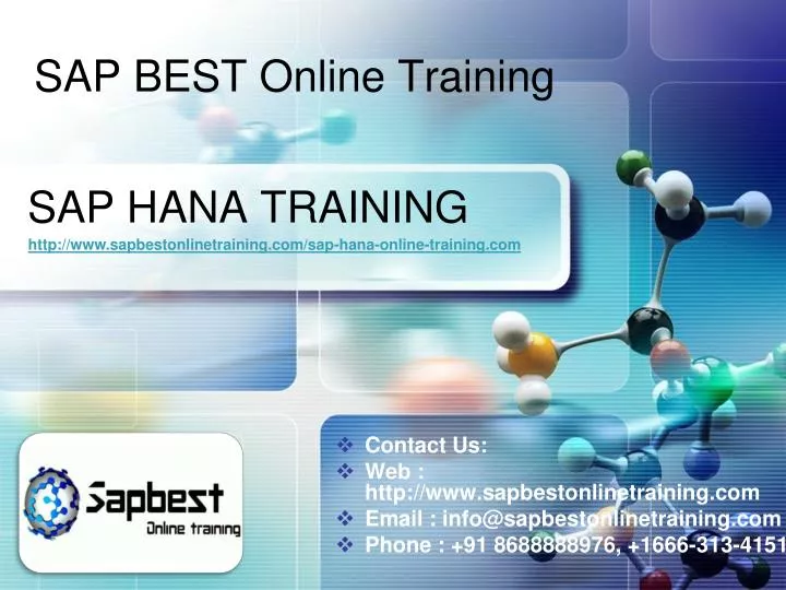 PPT - SAP HANA Online Training India Hyderabad | SAP HANA Project ...