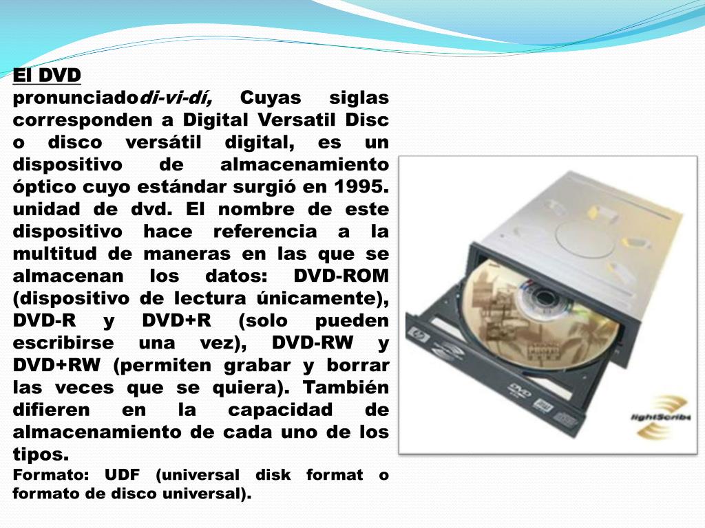 PPT - UNIDADES DE ALMACENAMIENTO ÓPTICO Y MAGNÉTICO PowerPoint ...