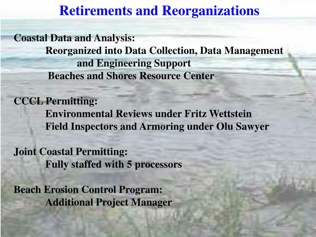 PPT - The State of Beach Management in Florida September 2003 Michael W ...