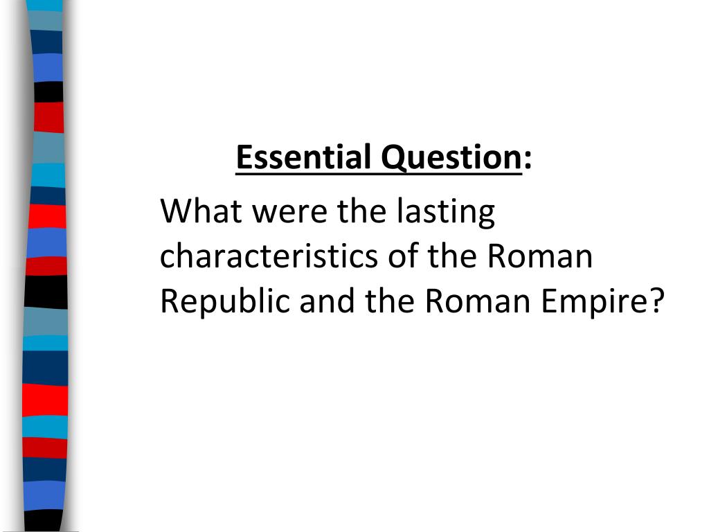 PPT - THE ROMAN REPUBLIC and THE ROMAN EMPIRE PowerPoint Presentation ...