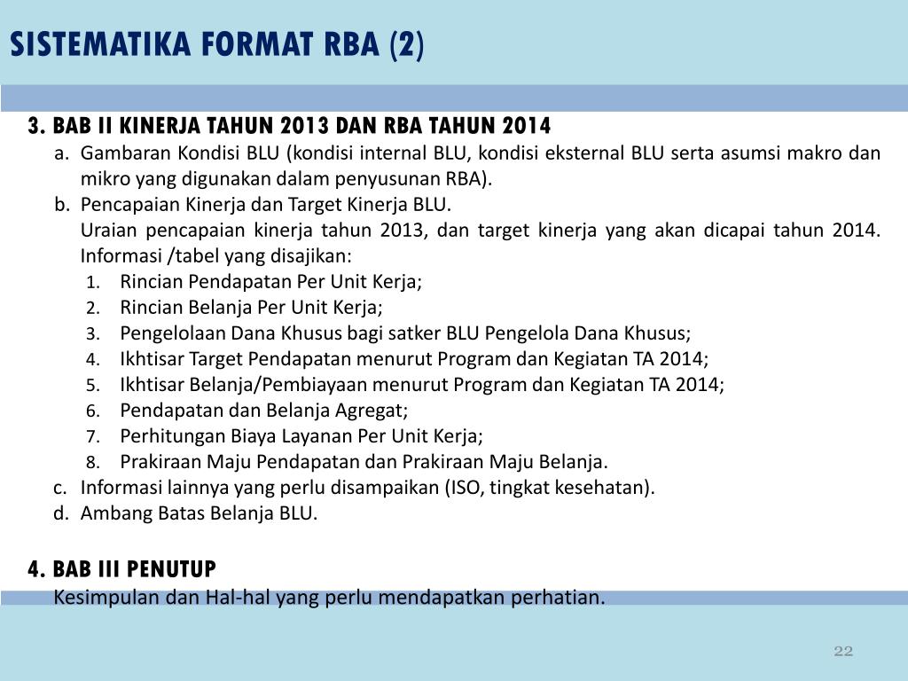 PPT - PERSIAPAN PENYUSUNAN RBA ITB - 2014 PowerPoint Presentation, free ...