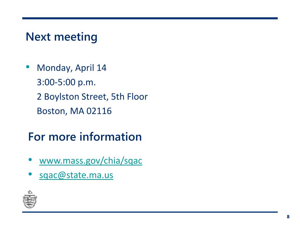 PPT - Statewide Quality Advisory Committee (SQAC) Meeting PowerPoint ...