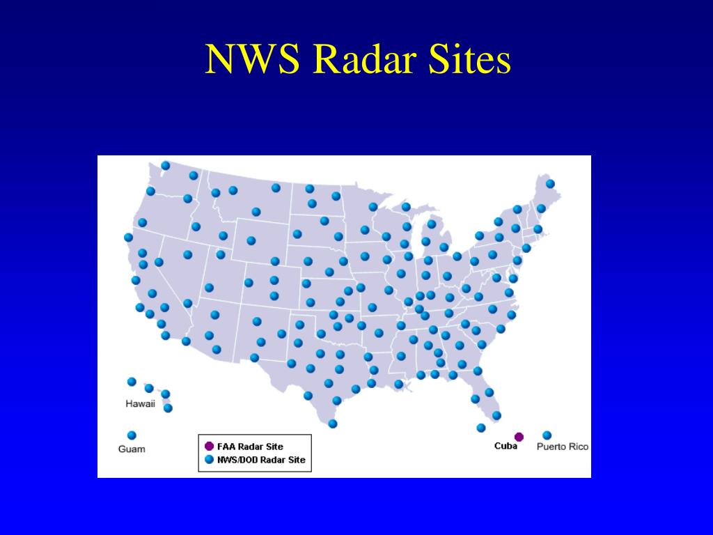PPT - During the early 90s, the NWS installed a network of powerful ...