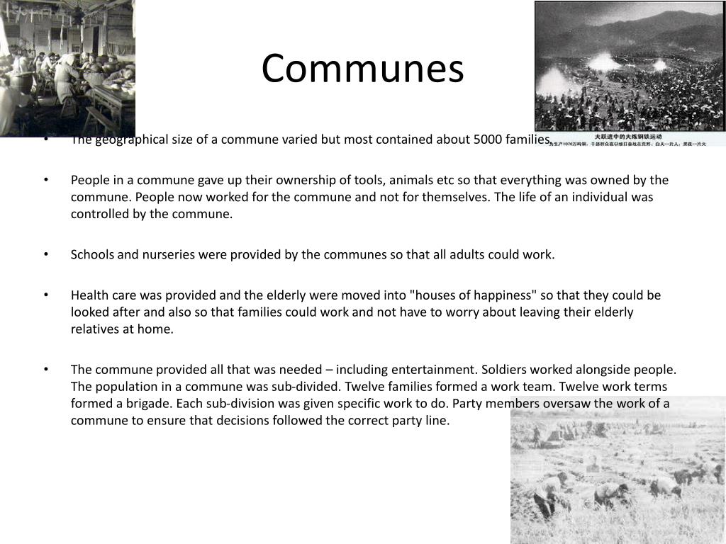PPT - The Great Leap Forward & The Cultural Revolution PowerPoint ...