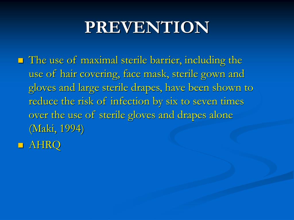 PPT - Prevention of Catheter-Related Infections in the Adult and ...