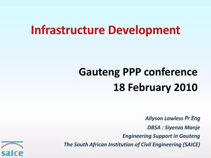 PPT - Infrastructure Development PowerPoint Presentation, free download ...