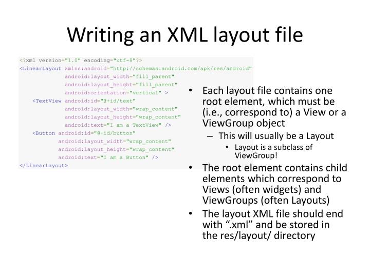 PPT - Android: Layouts PowerPoint Presentation - ID:2715116