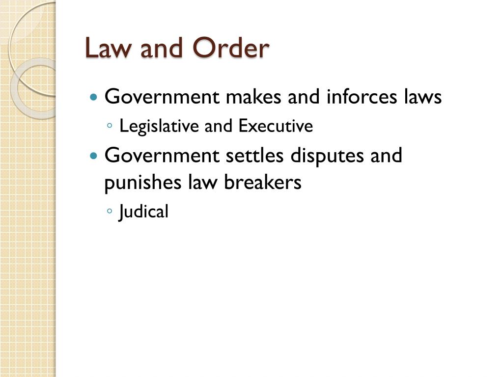 PPT - Government: Meeting Society’s Needs PowerPoint Presentation, free ...