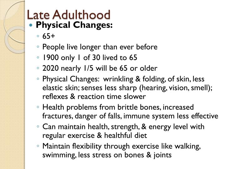PPT - Adulthood PowerPoint Presentation - ID:2715817