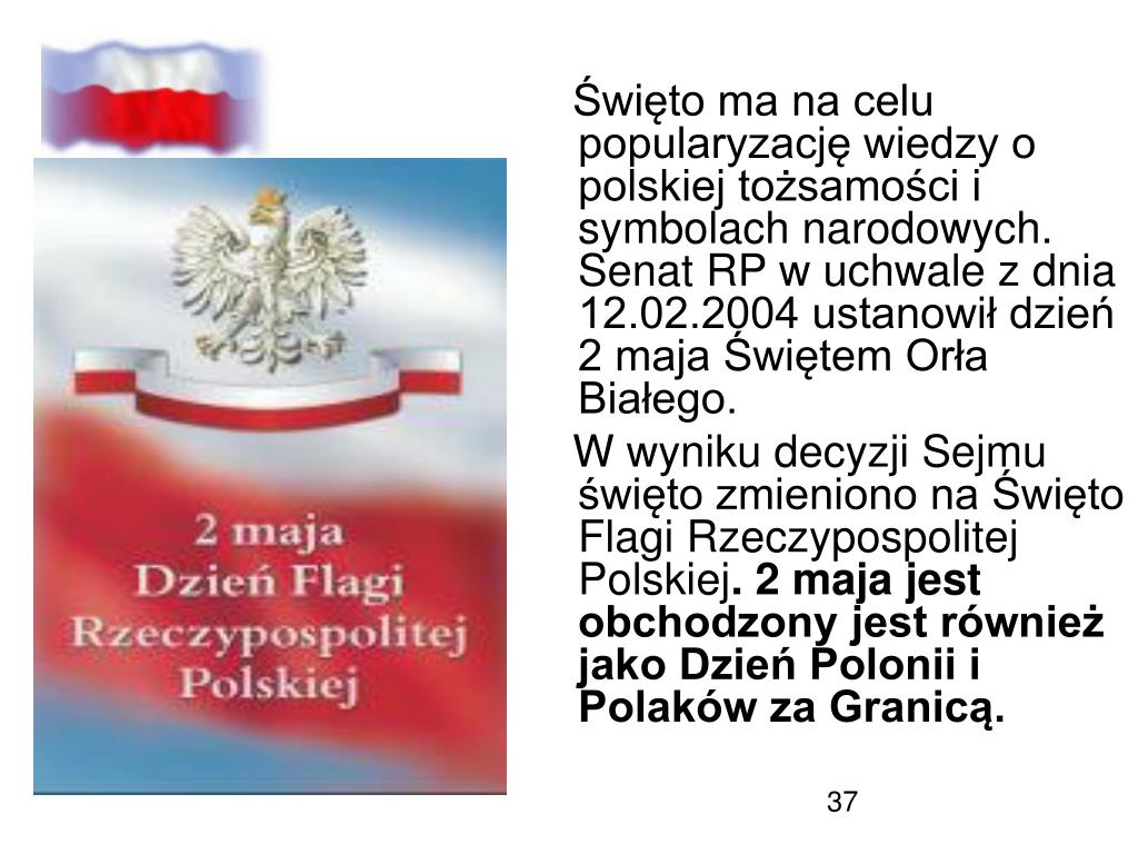PPT - HISTORIA FLAGI POLSKIEJ PowerPoint Presentation, free download ...