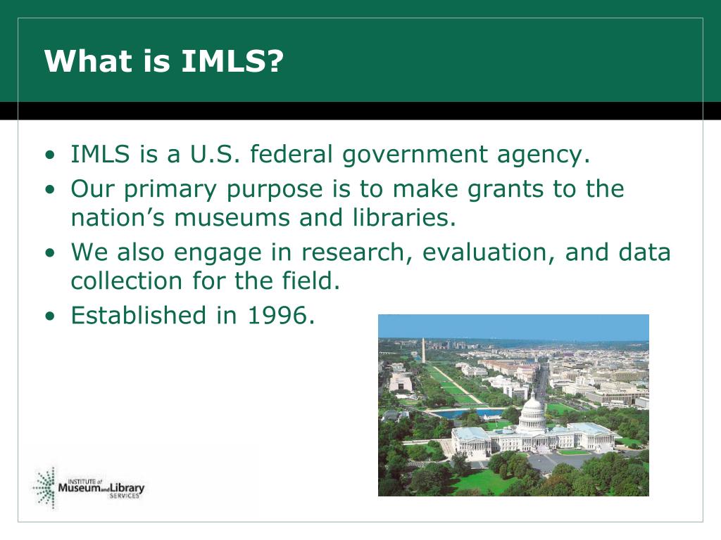 PPT - Marsha Semmel, Acting Director, IMLS Craigslist Foundation Boot ...