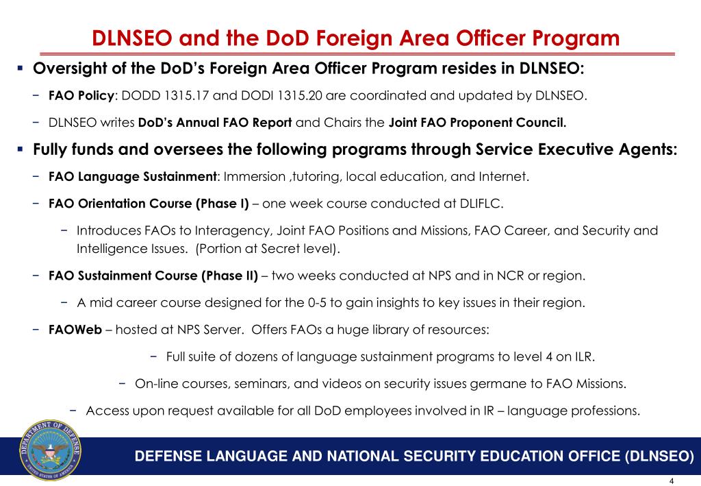 PPT - Defense Language and National Security Education Office 18 ...