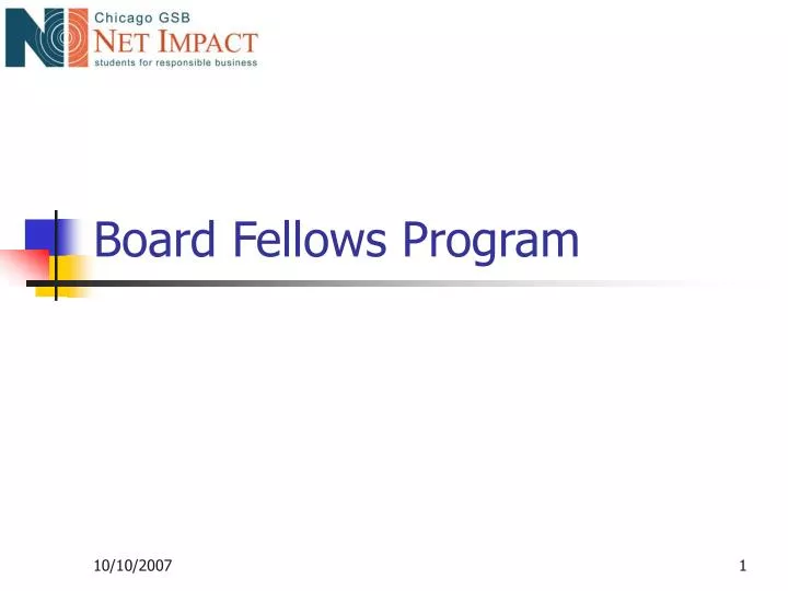 PPT - Board Fellows Program PowerPoint Presentation, free download - ID ...