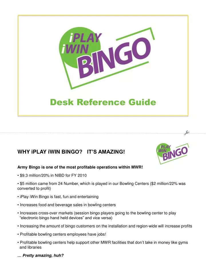 PPT - Desk Reference Guide PowerPoint Presentation, free download - ID ...