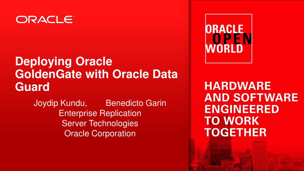 Ppt Deploying Oracle Goldengate With Oracle Data Guard Powerpoint Presentation Id2717498
