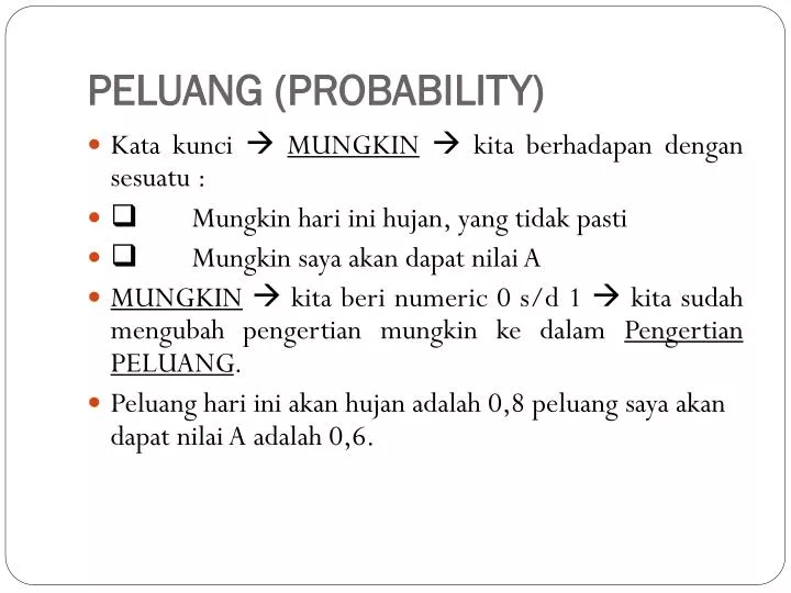 PPT - PELUANG (PROBABILITY) PowerPoint Presentation, free download - ID ...