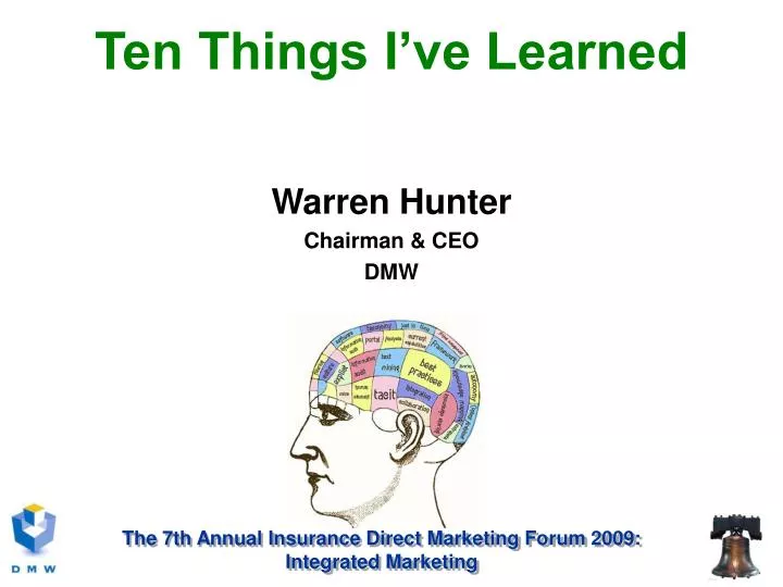 PPT - Ten Things I’ve Learned PowerPoint Presentation, free download ...