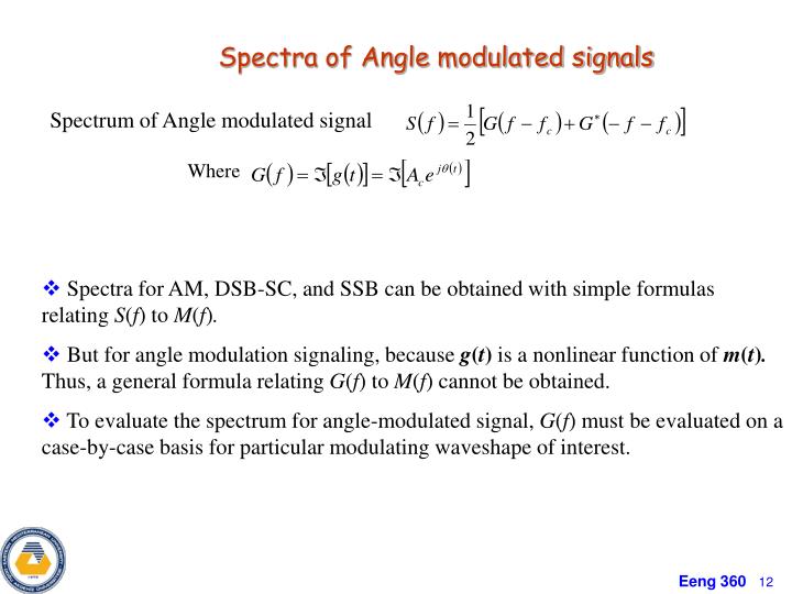 PPT - Chapter 5 AM, FM, and Digital Modulated Systems Phase Modulation ...