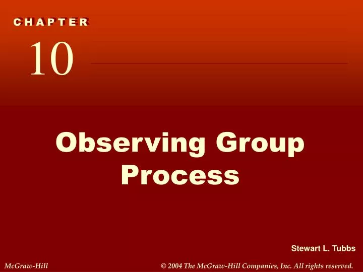 PPT - Observing Group Process PowerPoint Presentation, free download ...