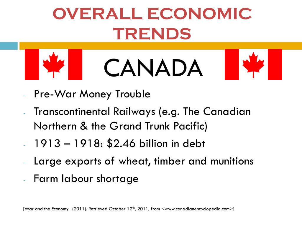 PPT - Canada’s Economy during ww1 PowerPoint Presentation, free ...