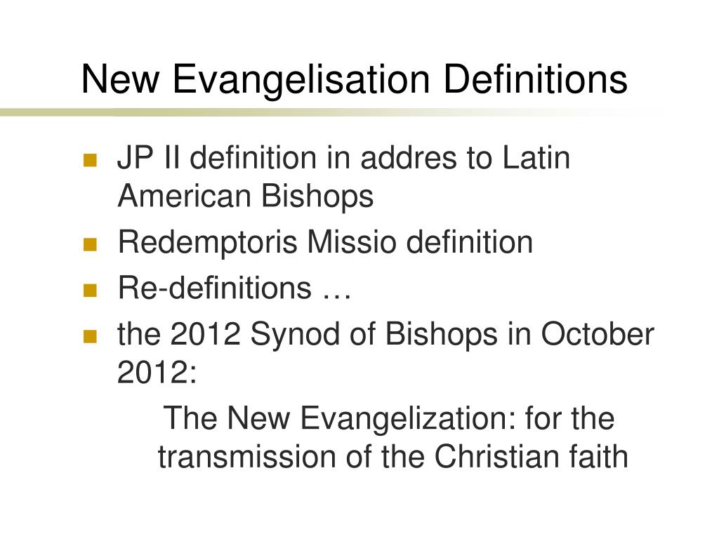 PPT - The New Evangelisation of families in Catholic schools PowerPoint ...