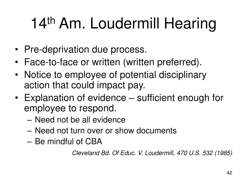 PPT - Discipline and Discharge A Guide For Municipal Officers ...