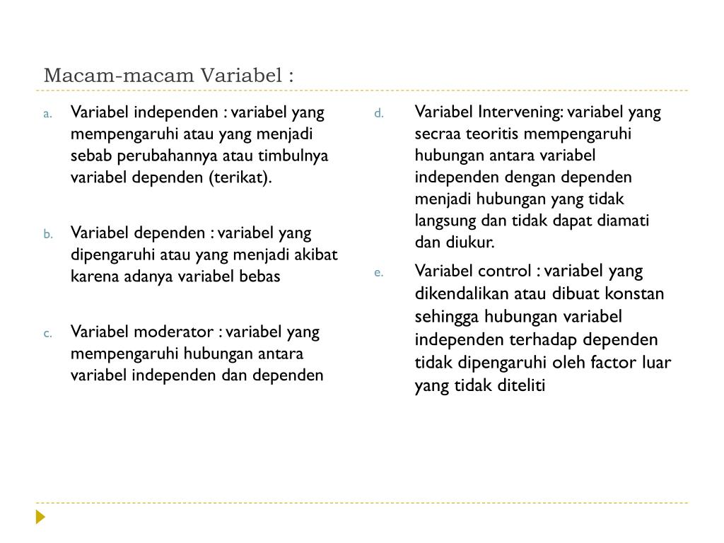 PPT - PROSES PENELITIAN, MASALAH, VARIABEL,DAN PARADIGMA PENELITIAN ...