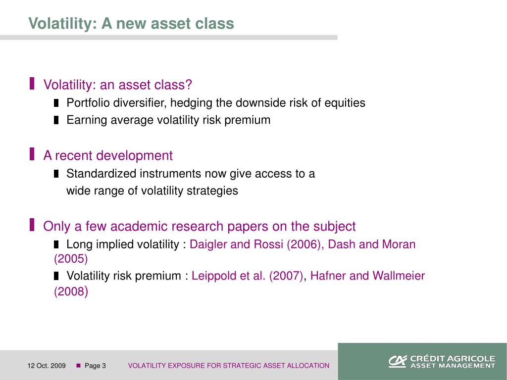 PPT - Understanding Volatility Exposure for Strategic Asset Allocation ...