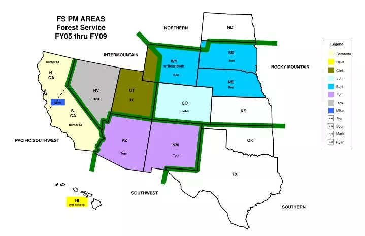 PPT - FS PM AREAS Forest Service FY05 thru FY09 PowerPoint Presentation ...