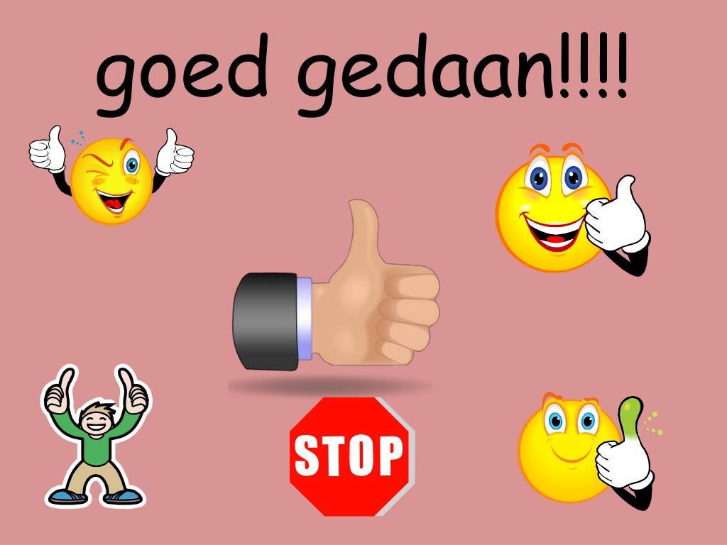PPT - goed gedaan!!!! PowerPoint Presentation, free download - ID:2719018
