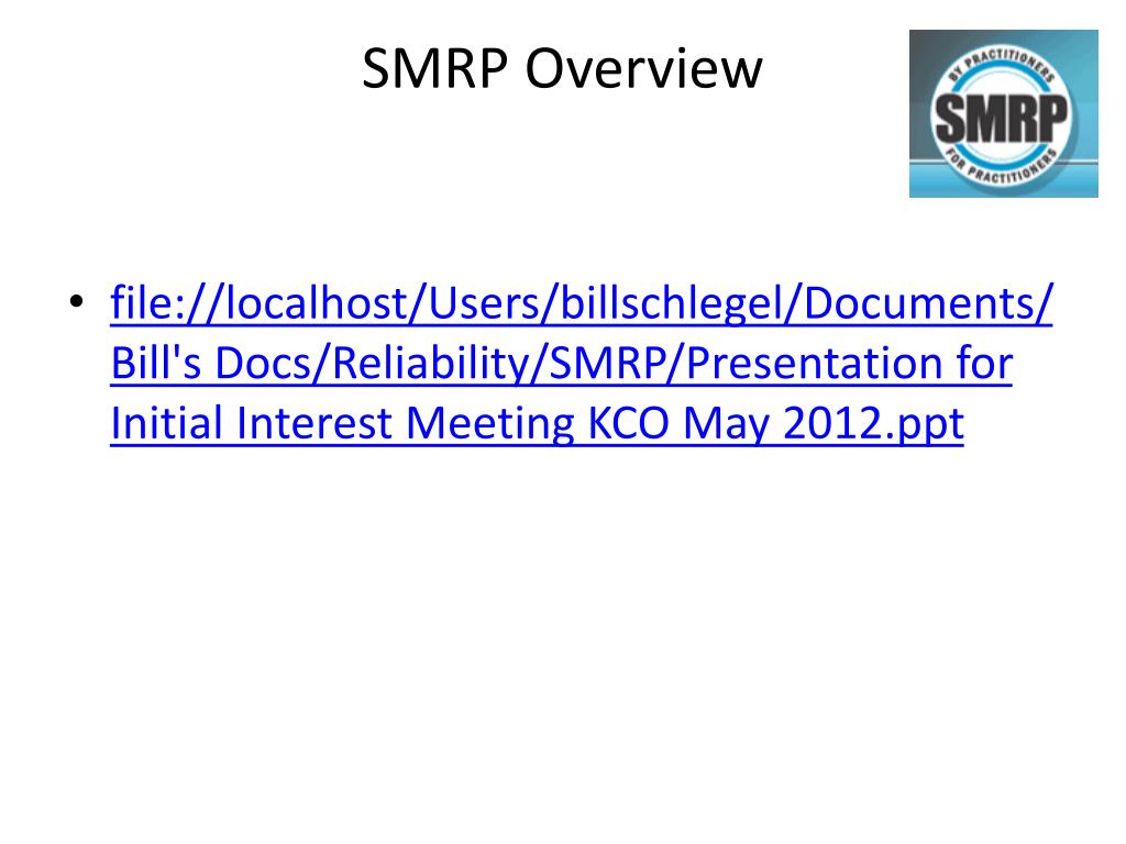 PPT - Greater Cincinnati-Northern Kentucky SMRP Chapter Kickoff ...