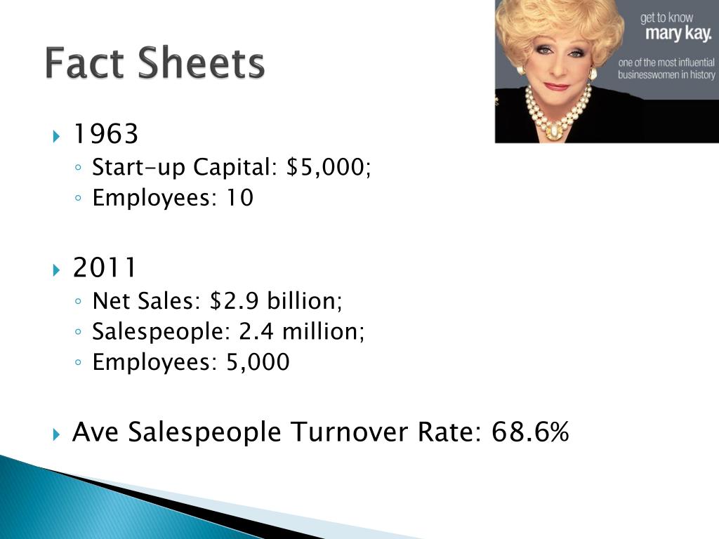PPT - Mary Kay Cosmetics: Sales Force Incentives PowerPoint ...