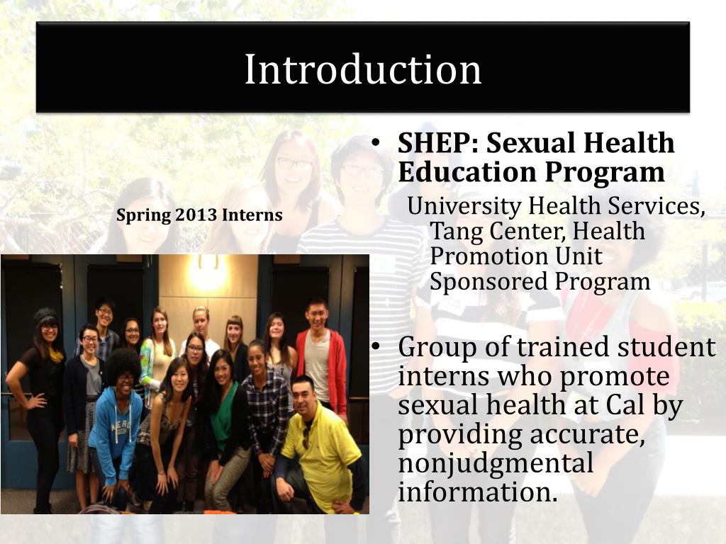 PPT - SHEP: Sexual Health Education - Empowering Cal Students PowerPoint Presentation - ID:2719538