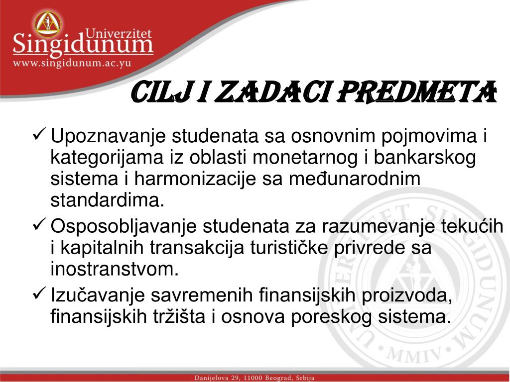PPT - Finansijski i devizni menad žment u turizmu PowerPoint ...