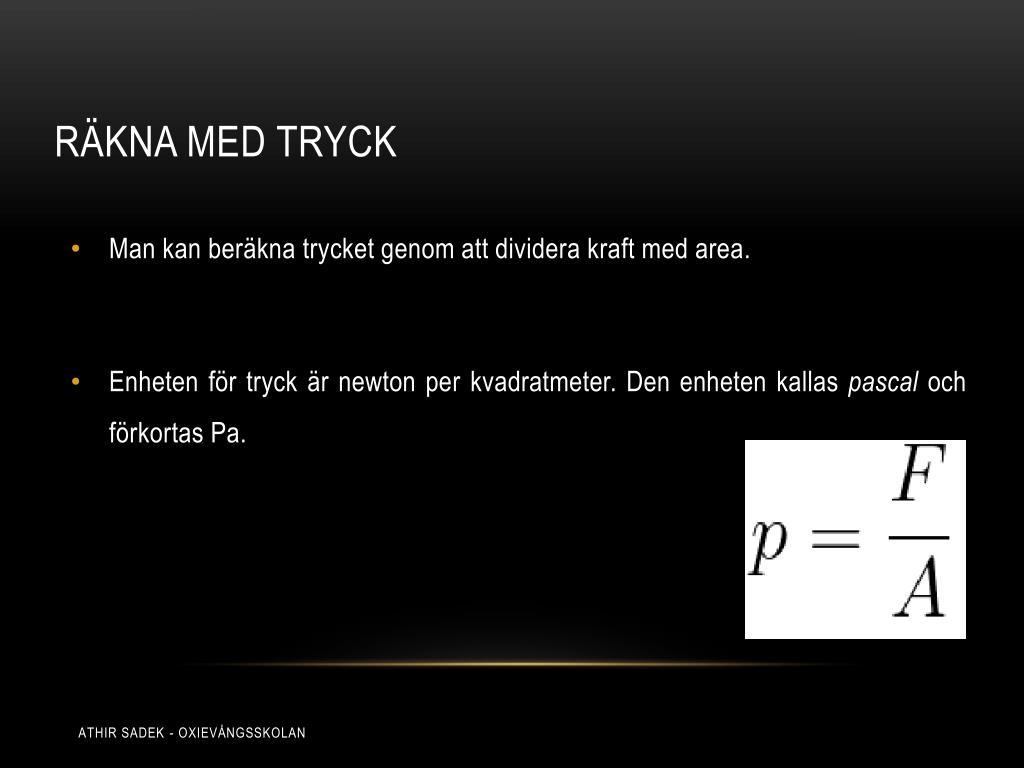 PPT - Kapitel 6 Kraft och tryck PowerPoint Presentation, free download ...
