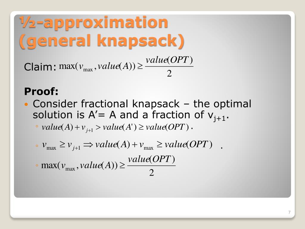 PPT - Approximation Algorithms for Knapsack Problems PowerPoint ... PPT - Approximation Algorithms for Knapsack Problems PowerPoint ...