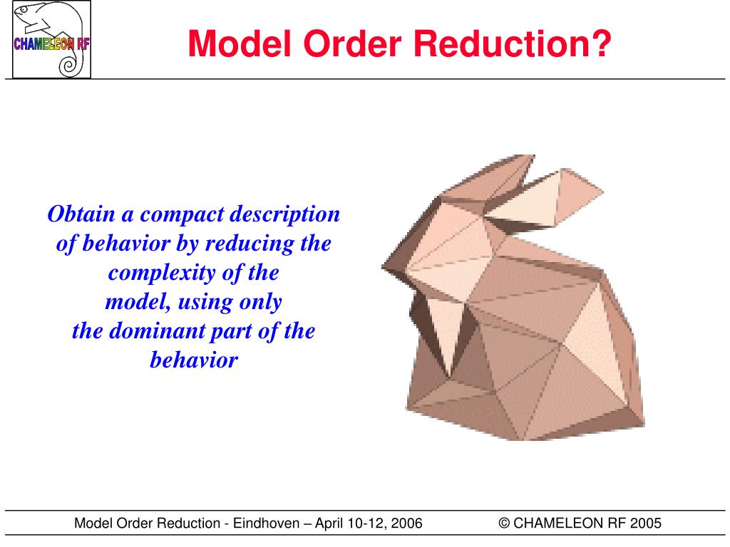 Ppt Course On Model Order Reduction Powerpoint Presentation Free