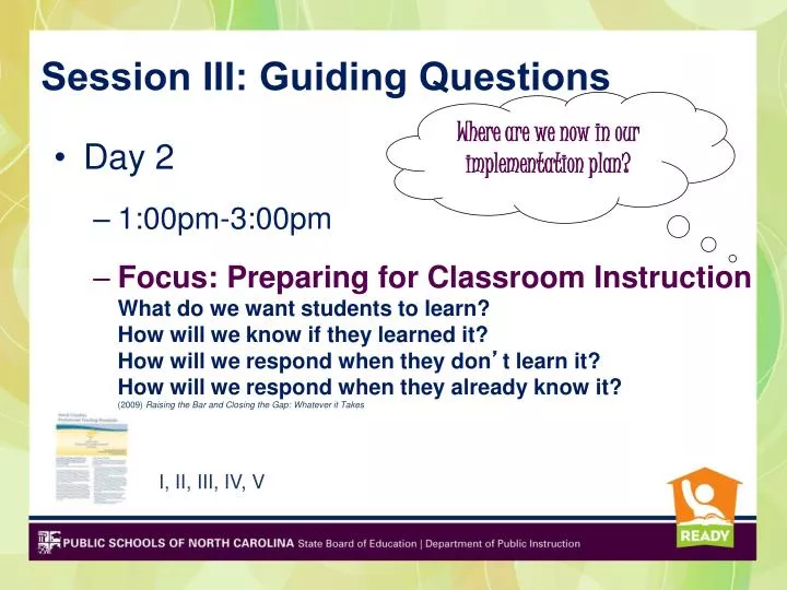 PPT - Session III: Guiding Questions PowerPoint Presentation, free ...