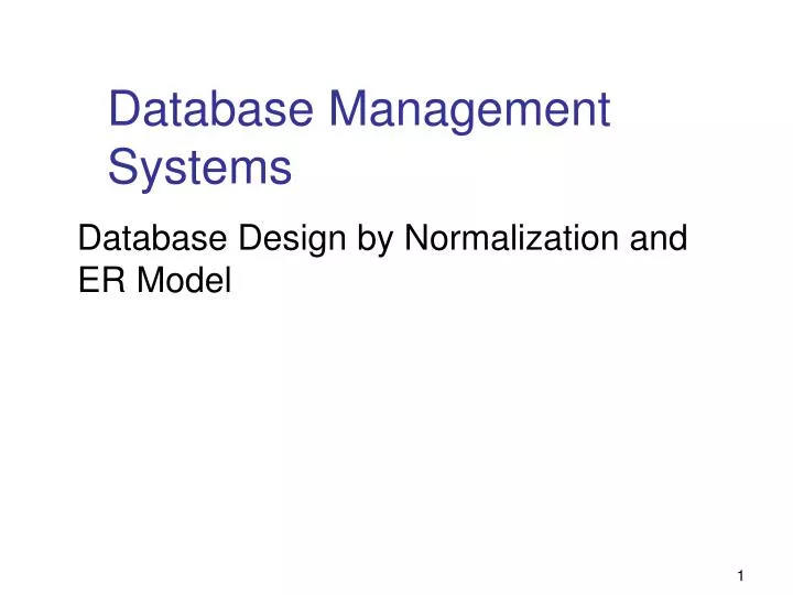 PPT - Database Management Systems PowerPoint Presentation, free ...