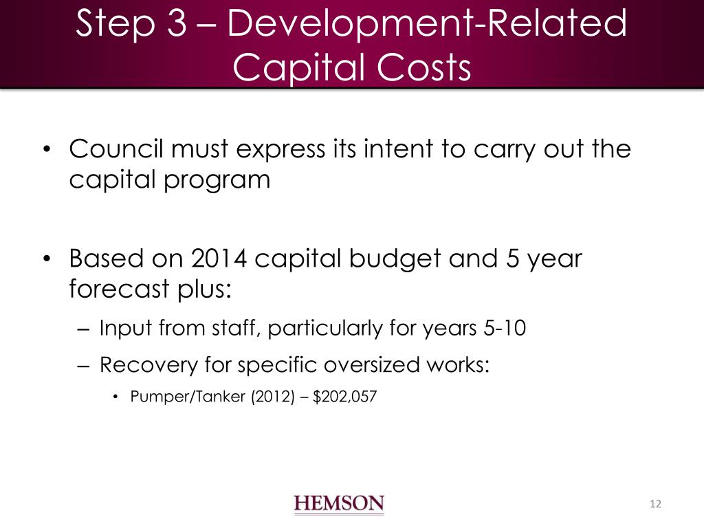 PPT - Town of Tillsonburg Development Charges Study Council Update ...