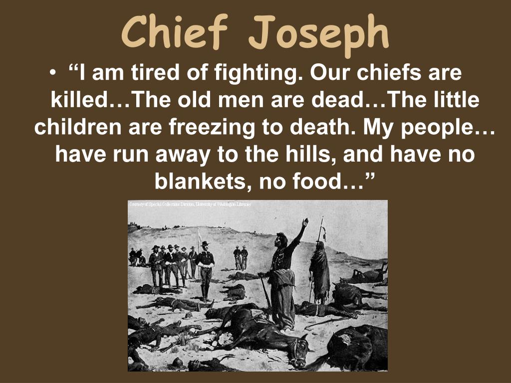 PPT - Chief Joseph and the Nez Perce: A Struggle for Land and Identity ...