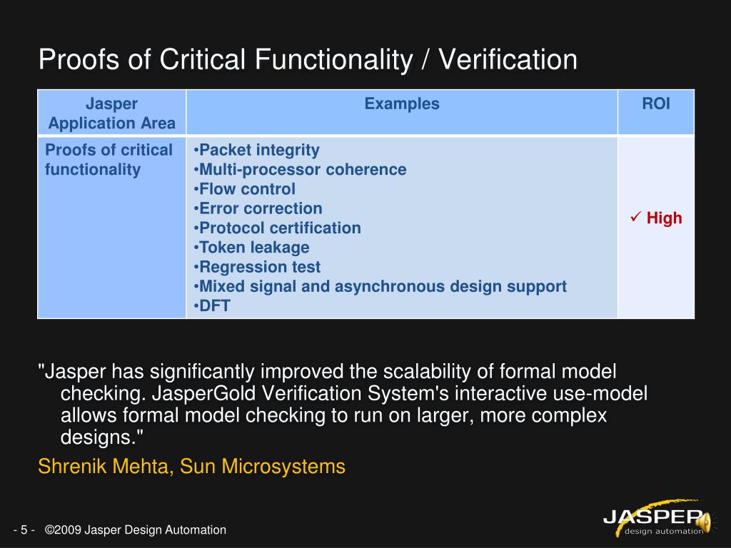 PPT - JasperGold for Targeted ROI PowerPoint Presentation, free download - ID:2723328